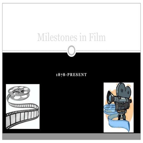 Milestones in film | PPT