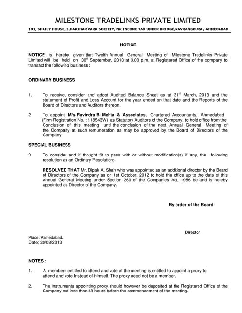 Board resolution (tender) | PDF