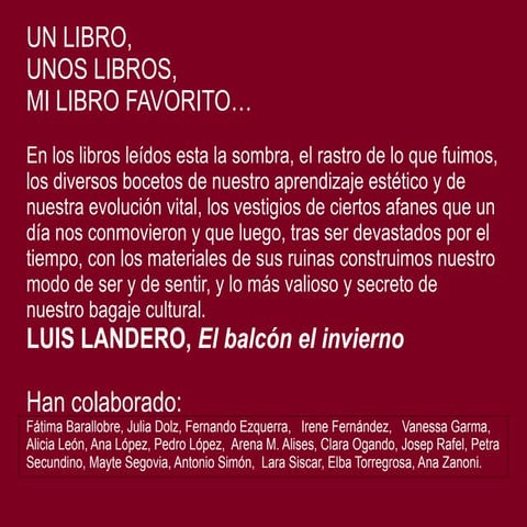 Mi libro favorito | PDF