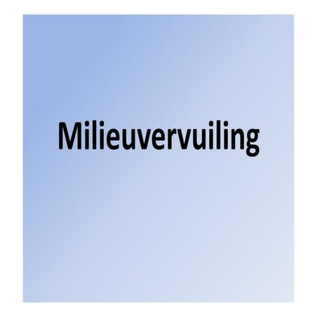 Milieu | PPT