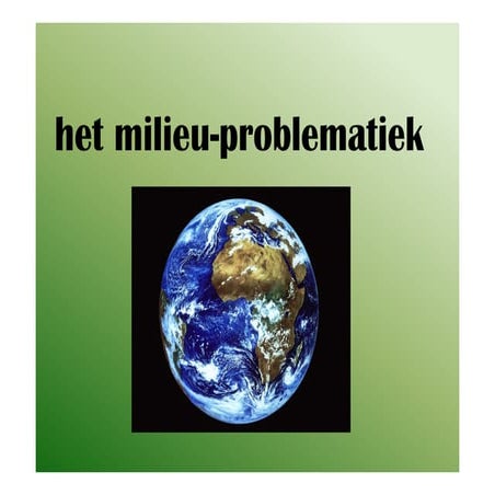 Milieu | PDF