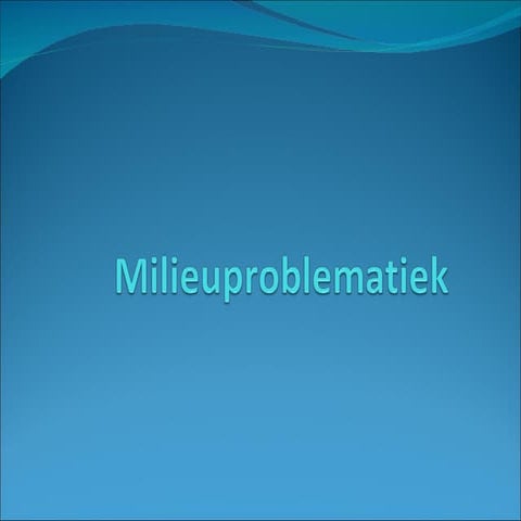 Milieu | PPT