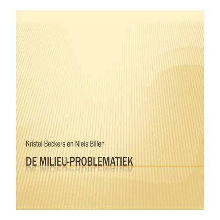 Milieu | PDF