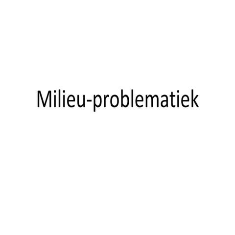 Milieu | PPT