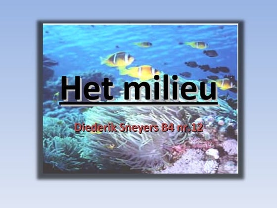 Milieu | PDF