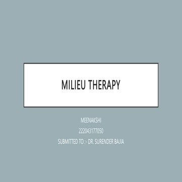 Milieu Therapy.pptx