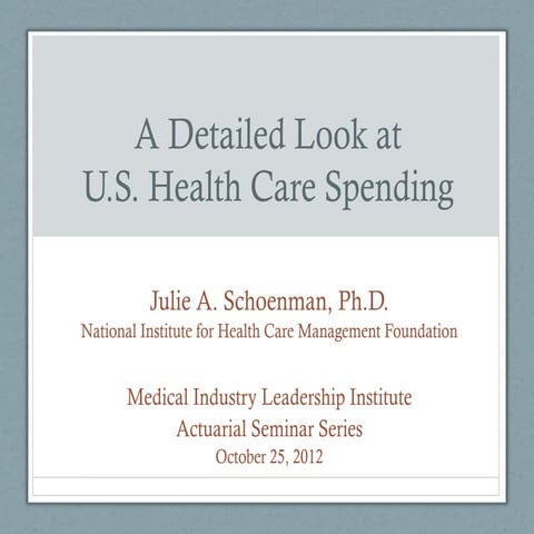 Mili slides schoenman | PDF | Health Insurance | Insurance