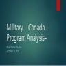 Canada| Defense and Military Spending | PPTX
