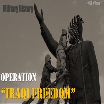 Military history : Operation Iraqi Freedom | PDF