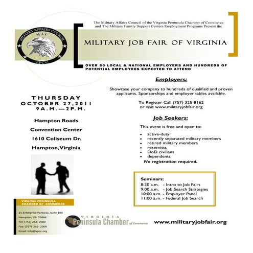 Hiring Our Heroes - Job Fairs | PPT