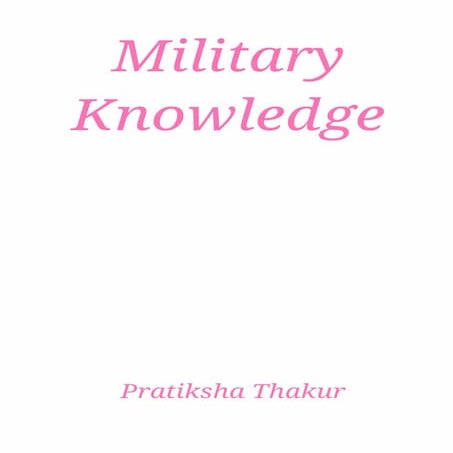 Military Knowledge | PDF
