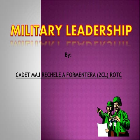 Basic army leadership | PDF