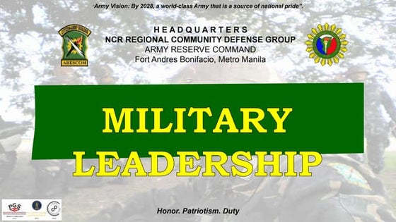 Basic army leadership | PDF