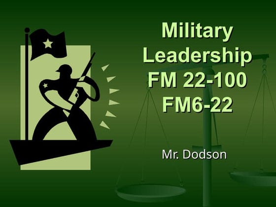 Basic army leadership | PDF