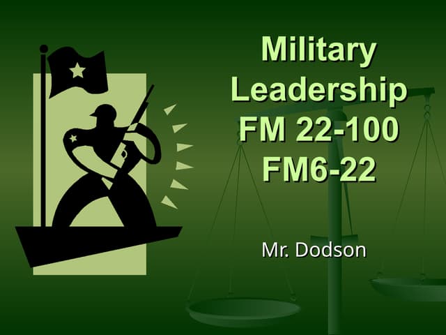Army Leadership Levels | PDF