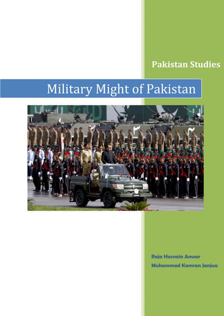 History of Pakistan Army Presentation.pdf