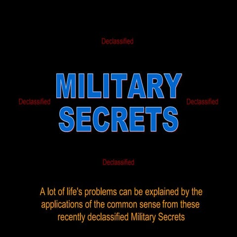 Military secrets | PPT