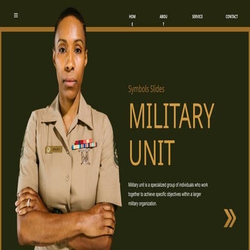 Military Unit symbols, vision and conclusion | PPTX