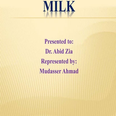 Milk | PPTX