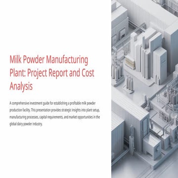 In-depth Analysis: Milk Powder Manufacturing Plant Project Report 2025 ...