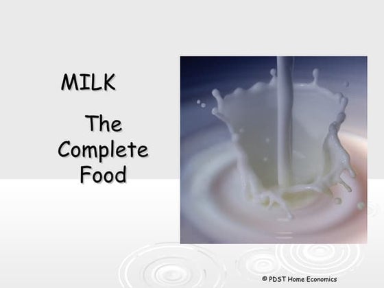 Dairy products | PPTX | Food & Drink