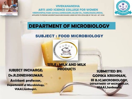 INTRODUCTION TO DAIRY MICROBIOLOGY MILK PRODUCTION AND HYGIENE | PDF