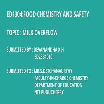 Milk overflow.pptx . | PPTX