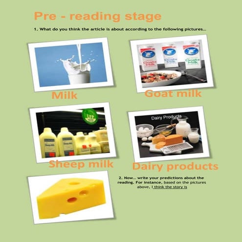 Milk reading | DOCX | Food & Drink