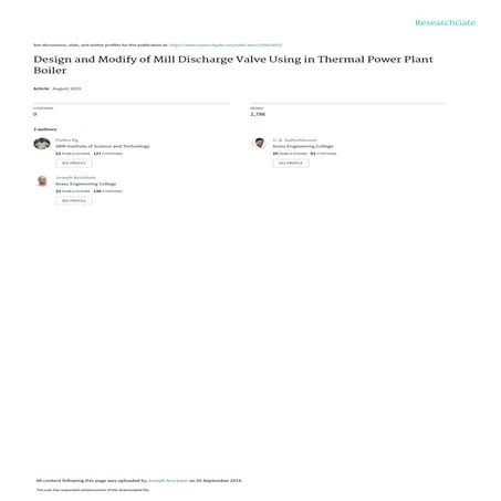 mill discharge valve operations in thermal plants | PDF