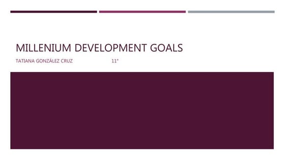 Introduction to Millenium Development Goals | PPT