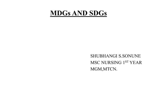 Sdg 1 presentation | PDF