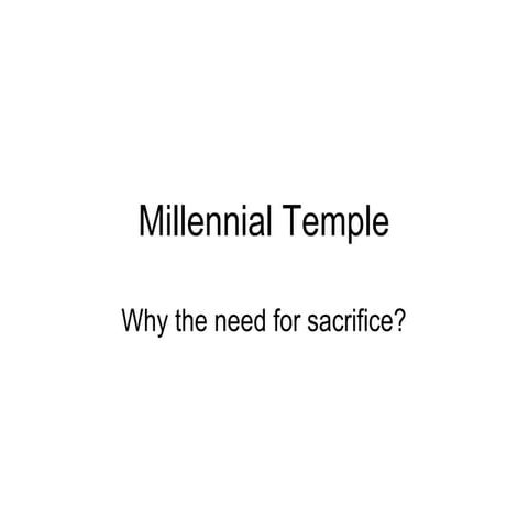 Millennial Temple | PPT