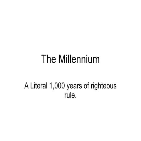 Millennium | PPT