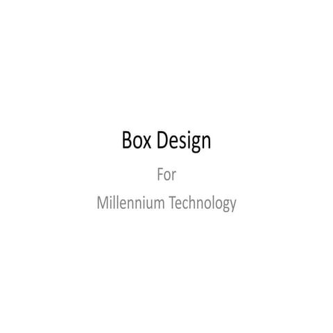 Millennium technology | PPTX
