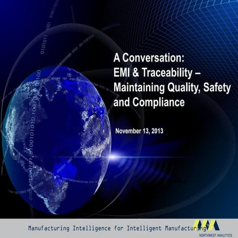 Traceability in Manufacturing | PDF