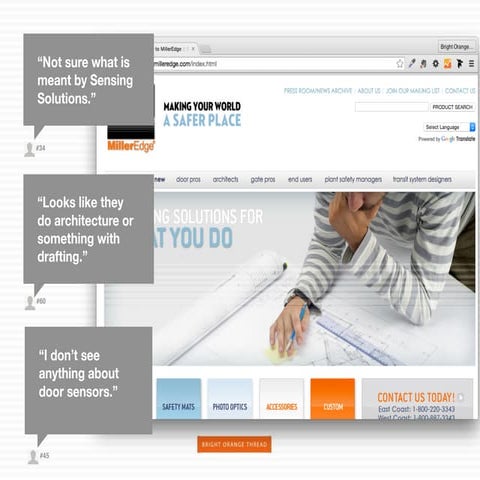 Homepage Under Review: Miller Edge, Inc | PPT