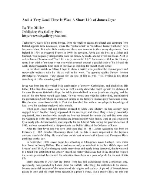 James Joyce | PPT