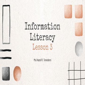 UNIT-3-INFORMATION-LITERACY.pptx from quipper | PPTX