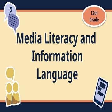 Lesson on Symbolic Codes for Media Information and Literacy | PPTX