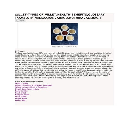 Millet | DOCX