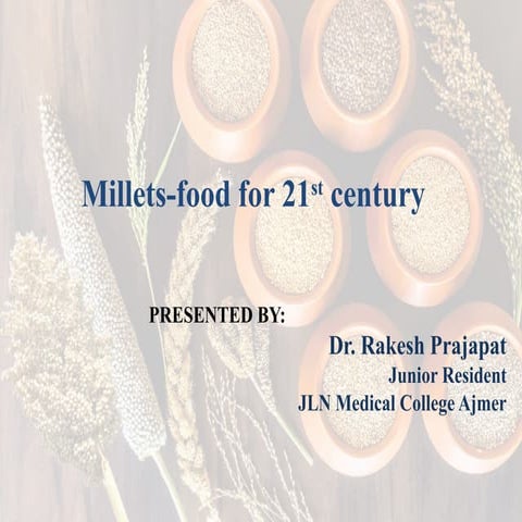 Millets: The Smart Grain Revolution for Sustainable Nutrition, Climate ...