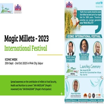 Magic Millets - 2023 | PDF