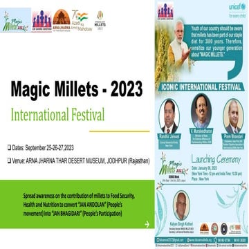 Magic Millets - 2023 | PDF