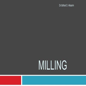 Milling Pharmaceutical Industry | PDF