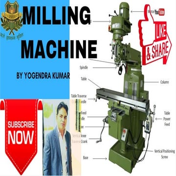 Milling machine MACHINE SHOP | PPT