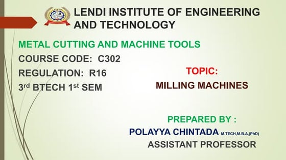 VMC Machine | PPT