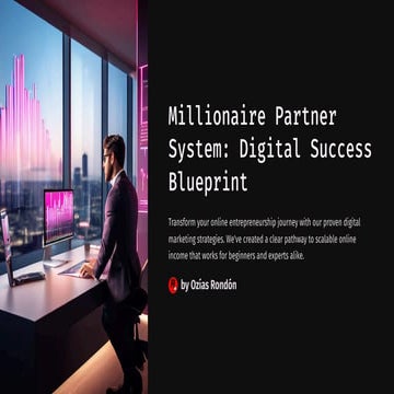 Millionaire-Partner-System-Digital-Success-Blueprint | PPT