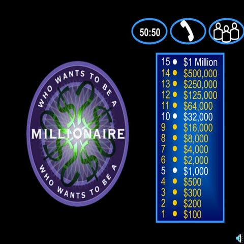 Who wants to be a millionaire | PPT