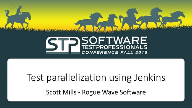 Test Parallelization Using Jenkins Ppt