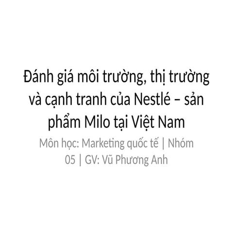 Milo_Marketing_Slides_Sample For Testing | PPT